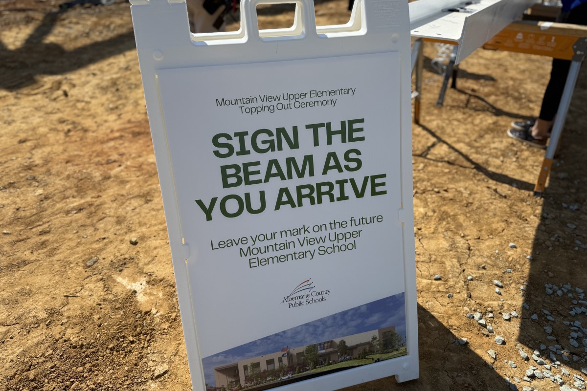 Highest topping point of new Mountain View Upper Elementary ...