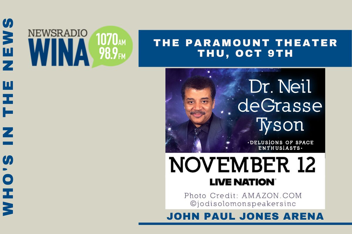 Who’s In The News: Dr. Neil deGrasse Tyson - Cville Right Now